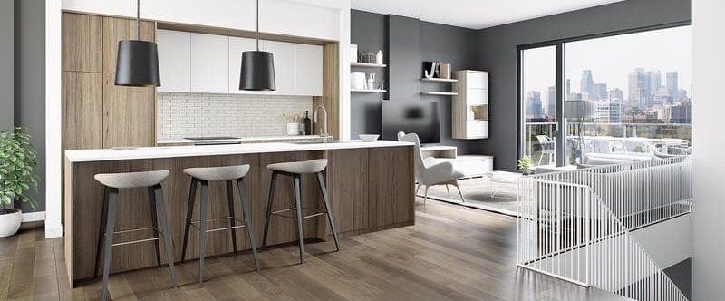 Melamine and Polyesters Cabinets - Kitchen Designs | Ateliers Jacob